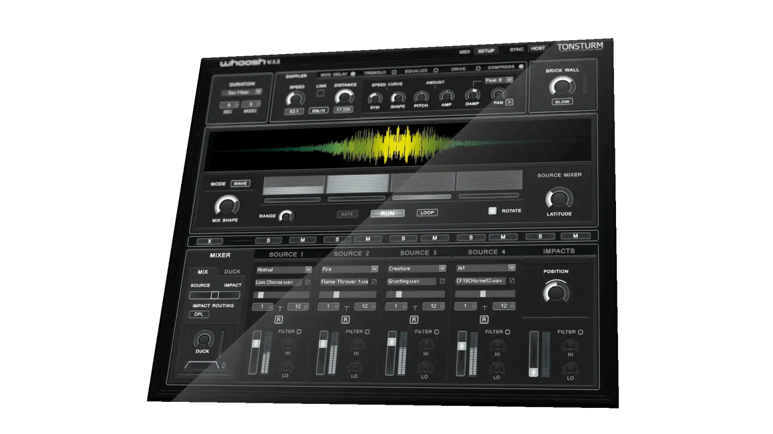 Sound Effects and Software by Tonsturm - Whoosh